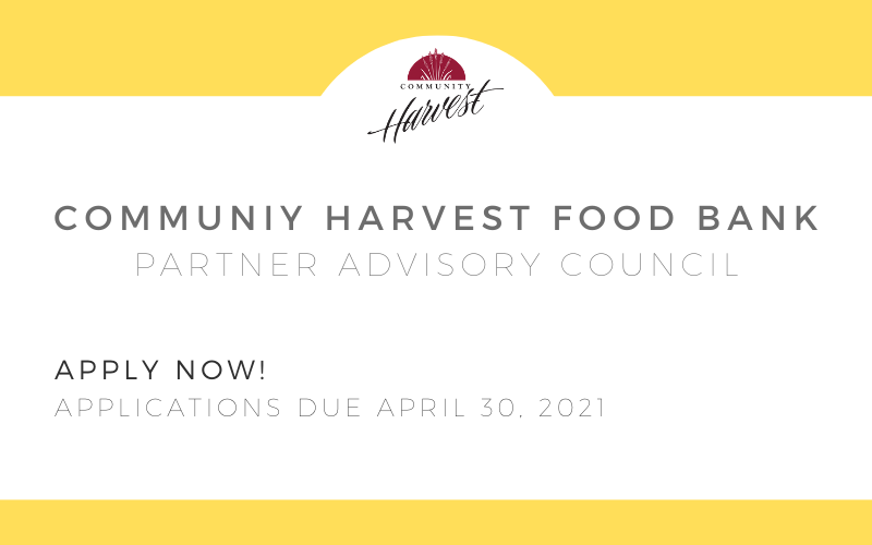 Community Harvest to Begin Partner Advisory Council – Community Harvest ...